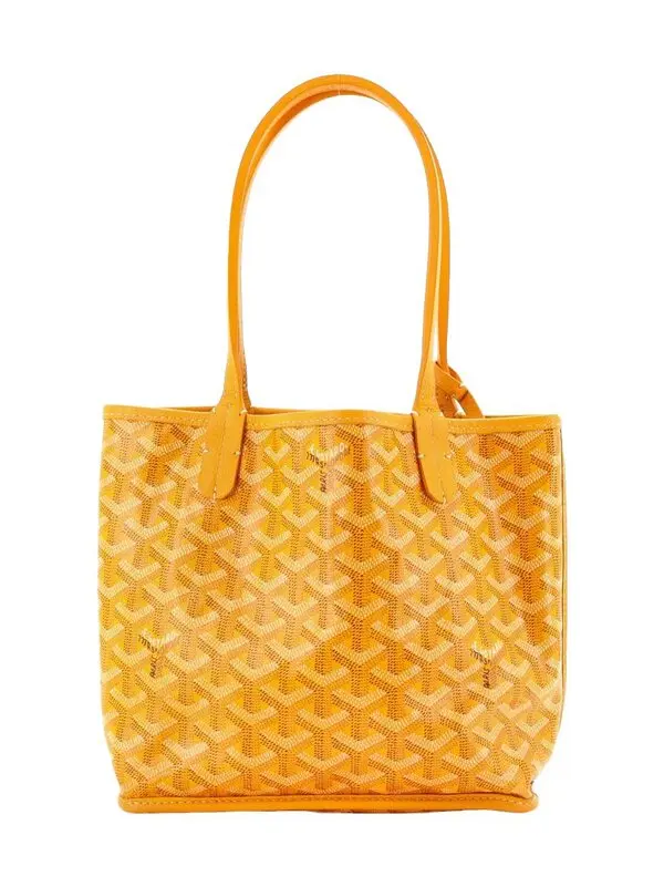 Goyard Anjou Reversible Mini Tote Coated Canvas - Yellow