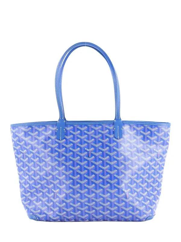 Goyard Artois Tote Coated Canvas Pm - Blue