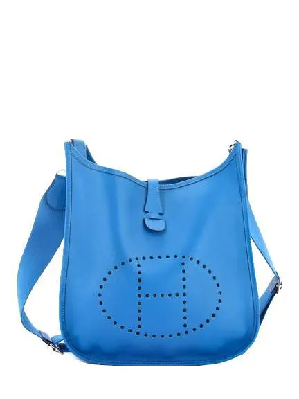 Hermès Evelyne Bag Gen Iii Epsom Pm - Blue