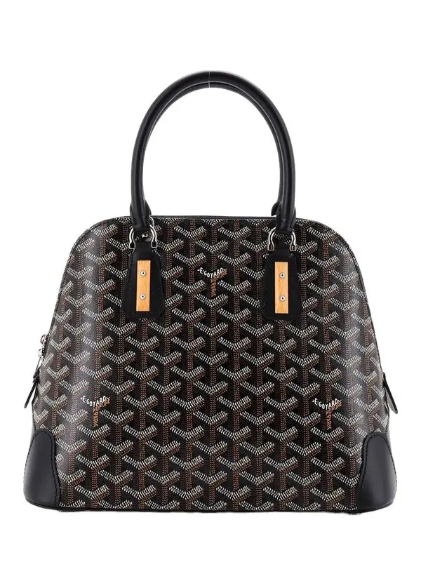 Goyard Vendome Ii Bag Coated Canvas Pm - Black