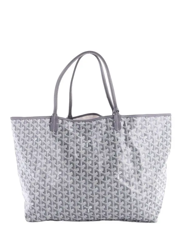 Goyard Saint Louis Gm Tote Coated Canvas - Gray