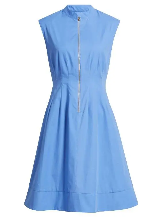 Vince Camuto Sleeveless Cotton Dress - Periwinkle