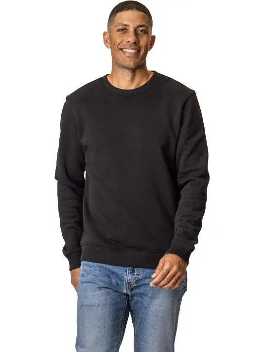 VOTTERA Organic Cotton Sweatshirt - Black
