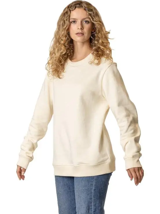 VOTTERA Organic Cotton Sweatshirt - Natural