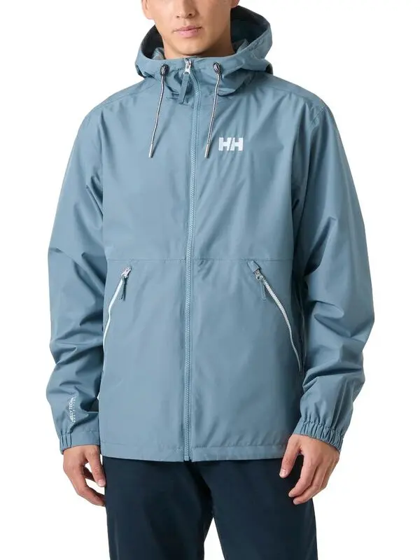 Helly Hansen Sandoy Waterproof Rain Jacket - Washed Navy