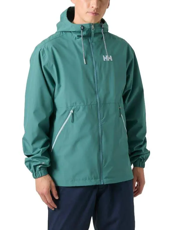 Helly Hansen Sandoy Waterproof Rain Jacket - Opal Green