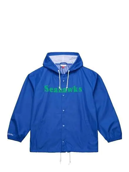 Mitchell & Ness Seattle Seahawks Coaches Windbreaker Jacket By - Royal