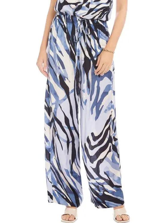 Fifteen Twenty Cora Drawstring Wide Leg Pants - Print
