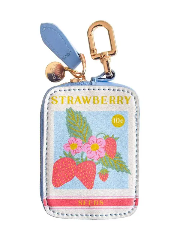 JOLLITY & CO Floral Bag Charms - Strawberry