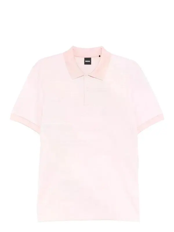 BOSS Cotton Polo Shirt - Pink