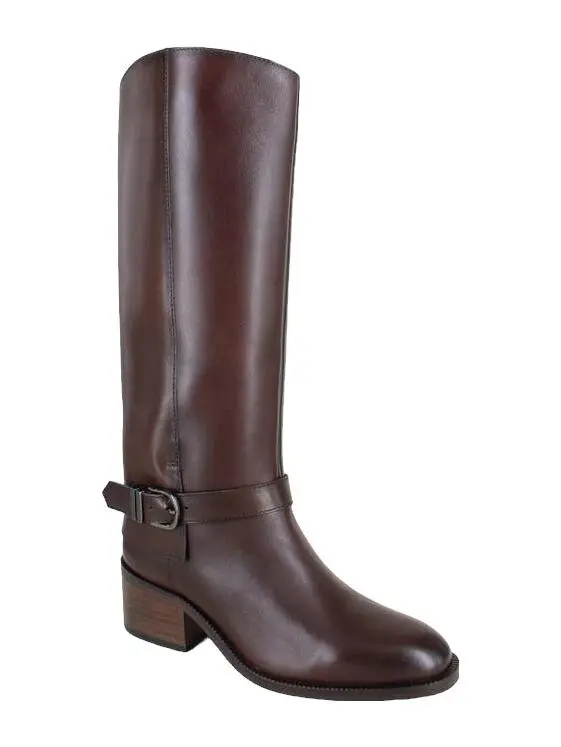 ZIGI Simeon Knee High Riding Boot - Brown Leather