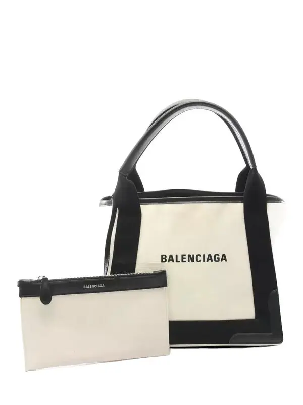 Balenciaga 2000s Cabas Handbag - Neutrals