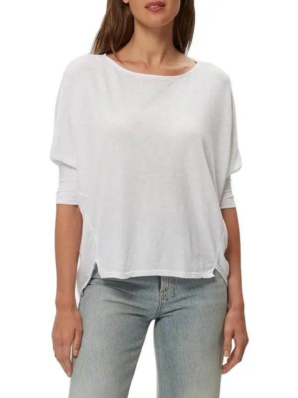Michael Stars Selma Dolman Sleeve T-shirt - White