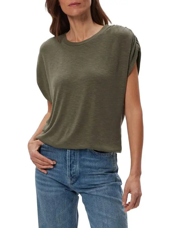Michael Stars Sharron Cap-sleeve T-shirt - Caper