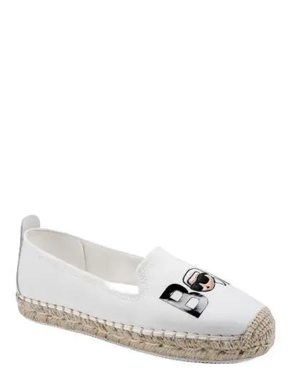 Karl Lagerfeld Paris Michaela Bonjour Espadrille - Bright White
