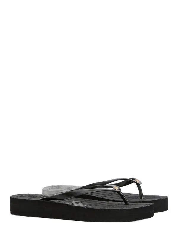 Barbour Wedge Sole Flip Flop - Black
