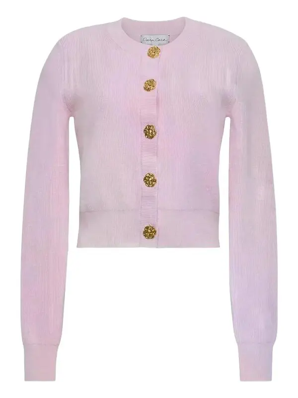 Cara Cara Ellery Floral-button Cardigan - Pink