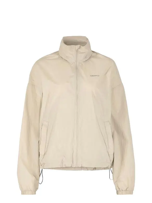 CRAFT Hypervent Oversize Packable Wind Jacket - Plaster