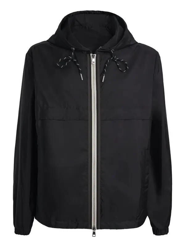 Moncler Water-repellent Hooded Jacket - Black
