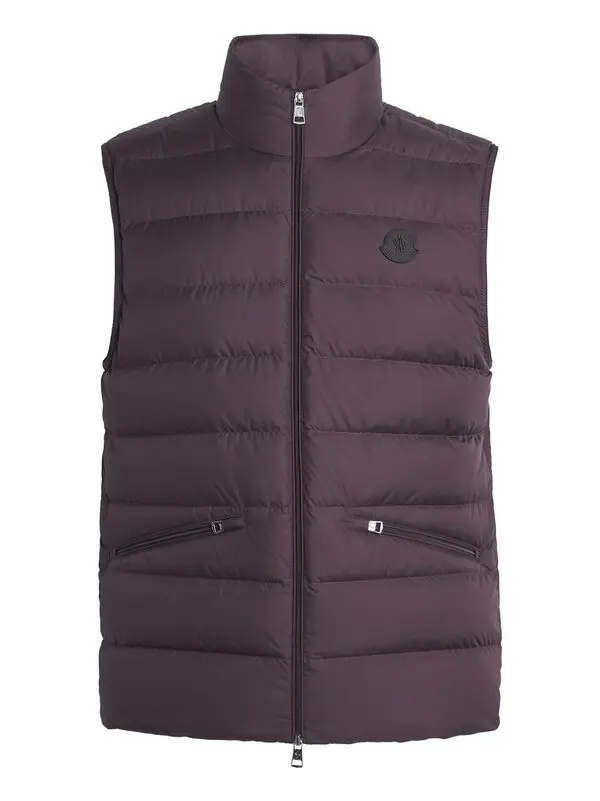 Moncler Lechtal Down Gilet - Burgundy
