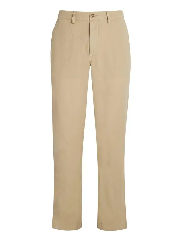 Polo Ralph Lauren Linen-cotton Straight Trousers - Beige