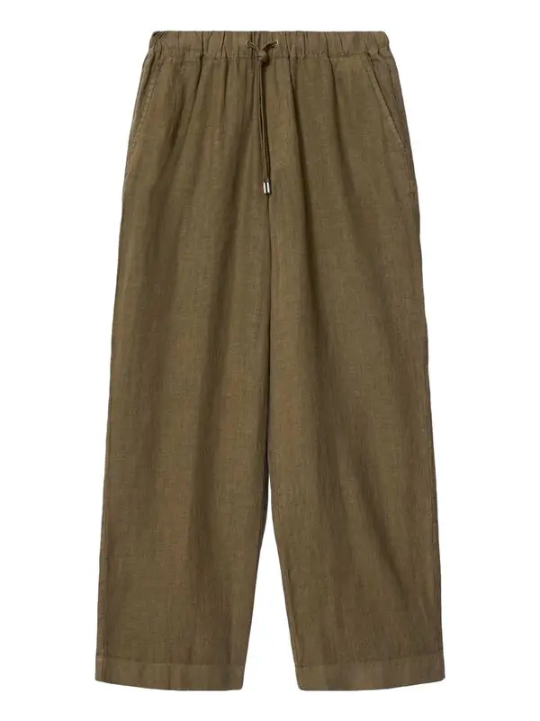 ALLSAINTS Sharp Straight Trousers - Brown