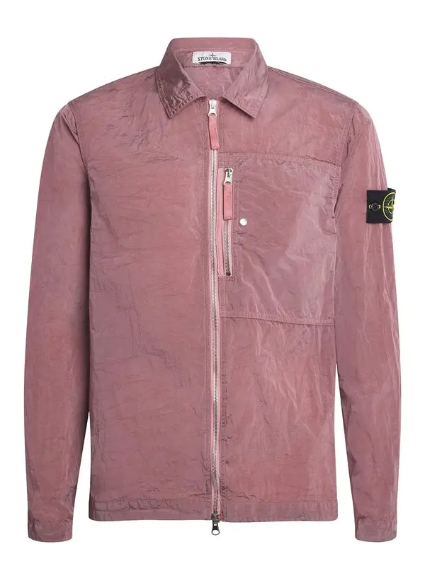 Stone Island Nylon Double-dyed Overshirt - Rose Gold