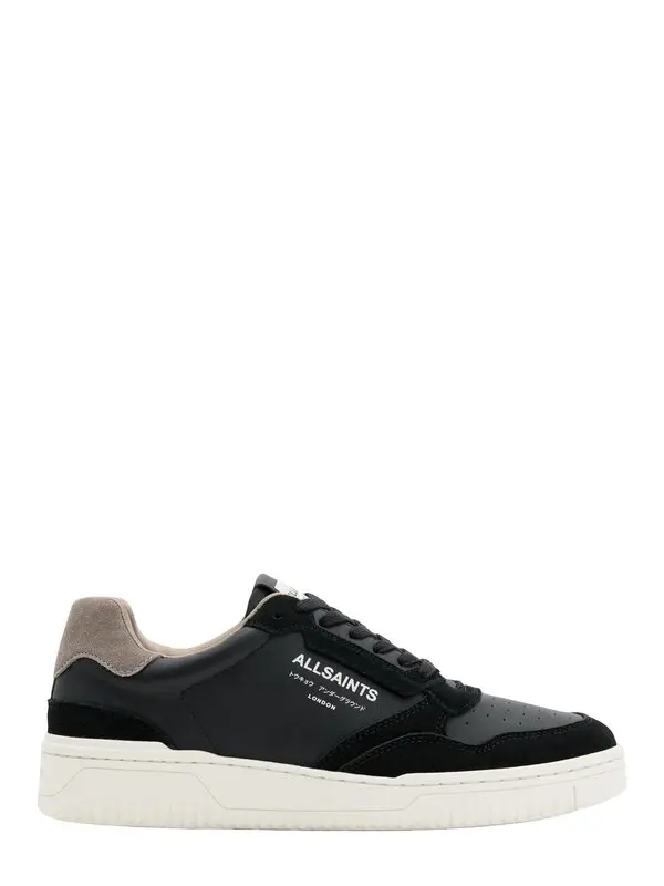ALLSAINTS Leather Regan Sneakers - Black