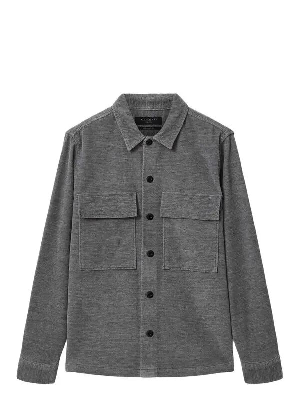 ALLSAINTS Corduroy Hawker Overshirt - Grey