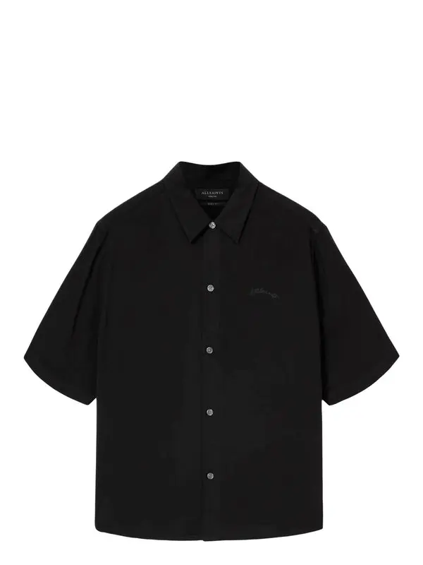 ALLSAINTS Baron Short-sleeve Shirt - Black