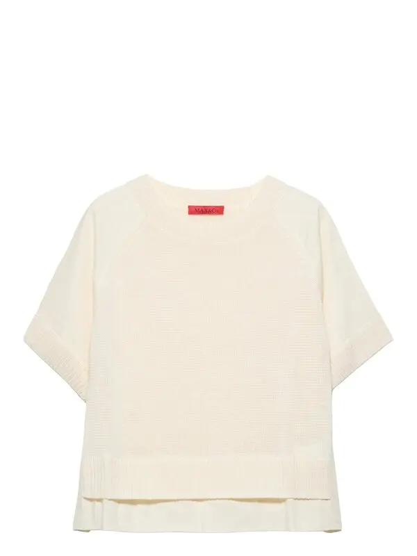 Max & Co. Linen-blend Sweater - White