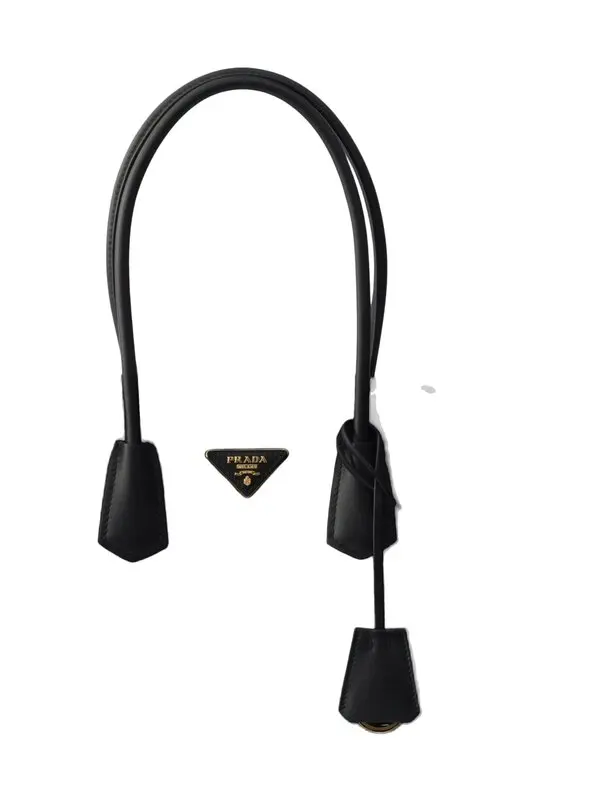 Prada Leather Top-handle Tote - Black