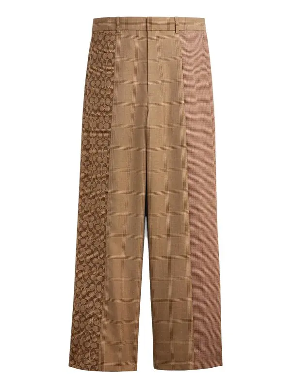 COACH Mashup Yarn Dye Trousers - Tan Multi