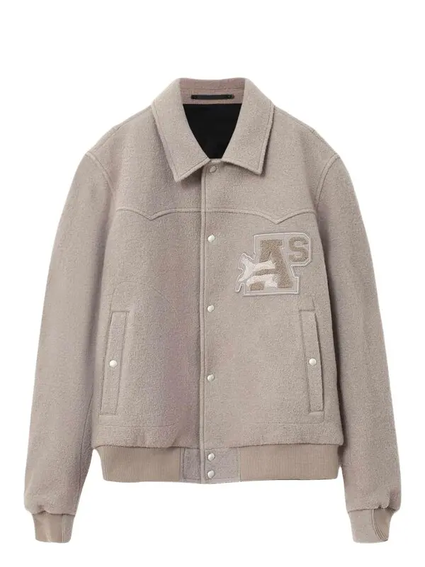 ALLSAINTS Wool Royce Bomber Jacket - Brown