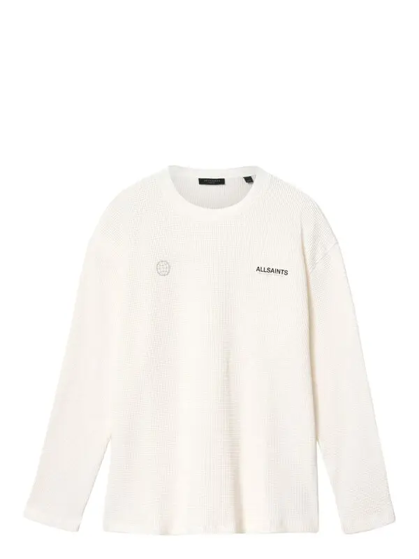 ALLSAINTS Organic Cotton Emblem T-shirt - White