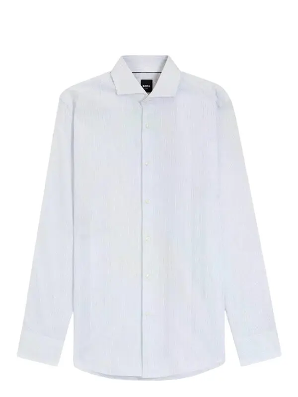 BOSS Striped-pattern Shirt - White