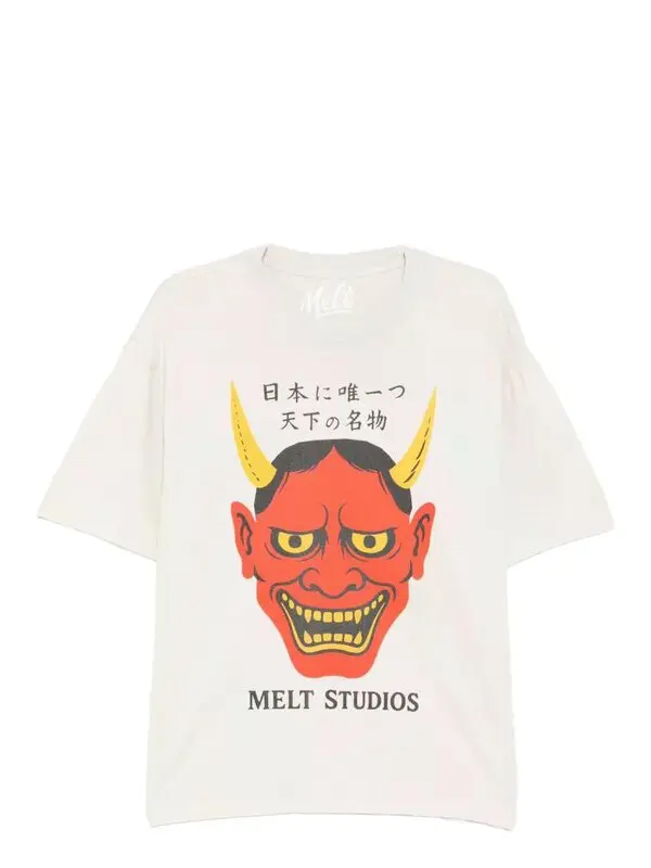 MELT Graphic-print T-shirt - Neutrals