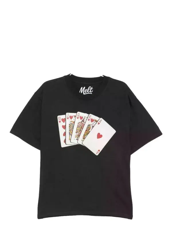 MELT Graphic-print T-shirt - Black