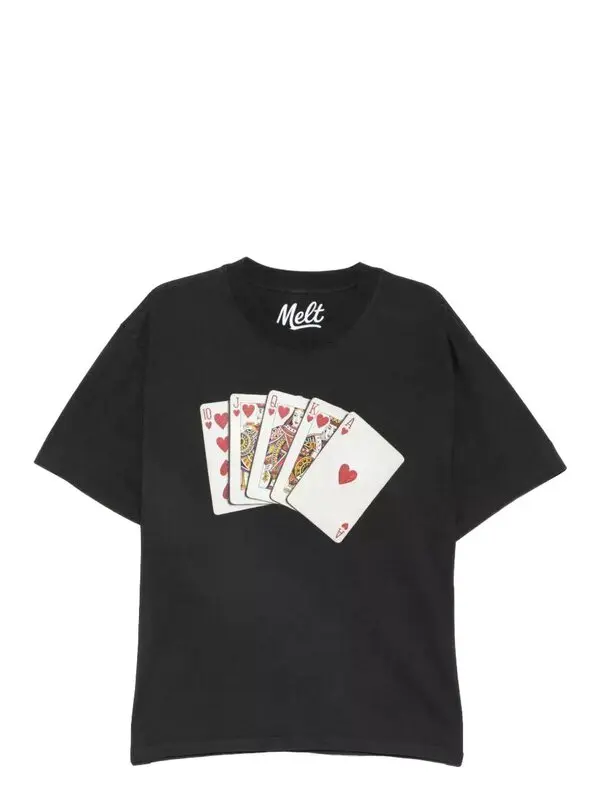 MELT Graphic-print T-shirt - Black