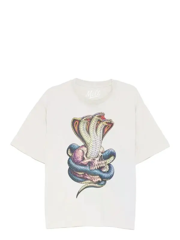 MELT Graphic-print T-shirt - Neutrals