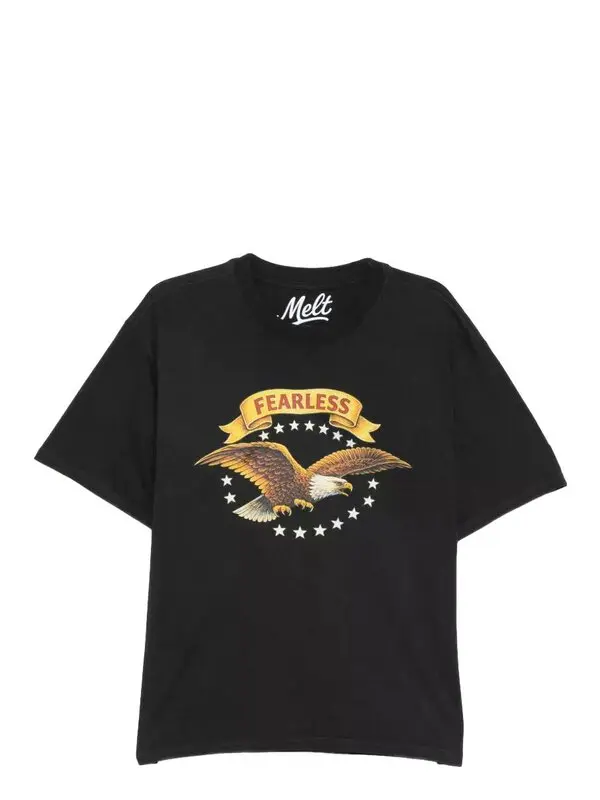 MELT Eagle Print T-shirt - Black