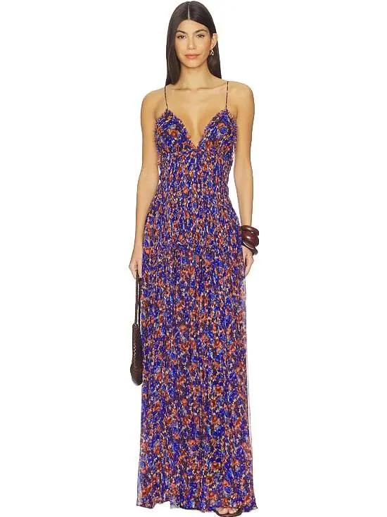 Ulla Johnson Atrani Silk Gown - Violet