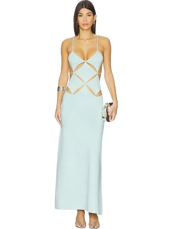 Delfi Gaia Long Dress - Mint