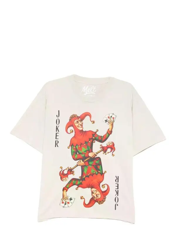 MELT Graphic-print T-shirt - Neutrals