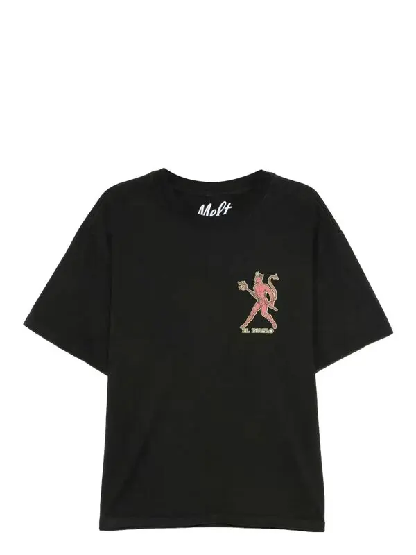 MELT Devil-print T-shirt - Grey
