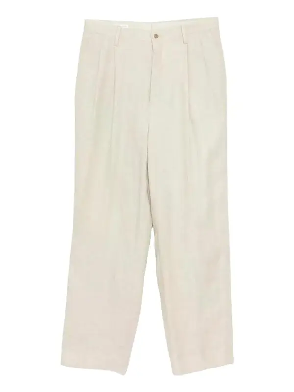 KAPTAIN SUNSHINE Shoe Cut Slacks Trousers - Neutrals