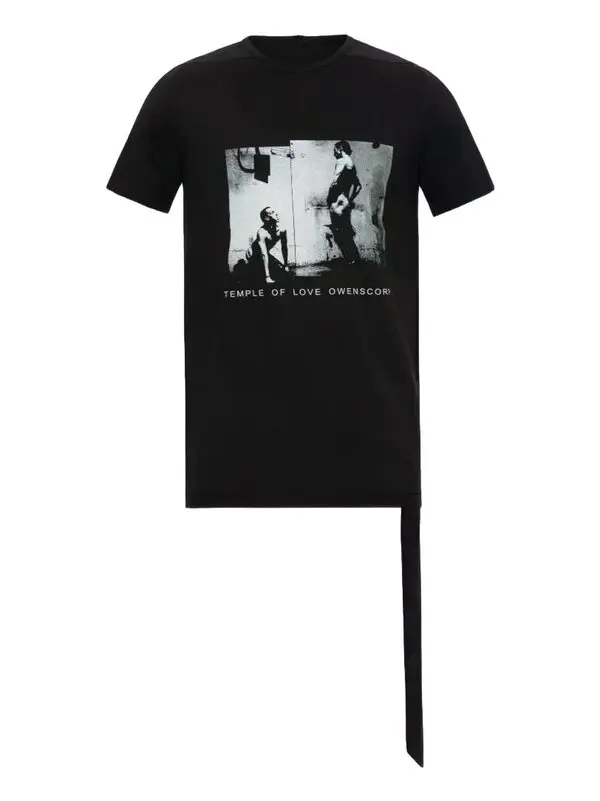 Rick Owens Print Crew-neck T-shirt - Black