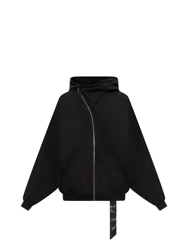 Rick Owens Zip-up Hoodie - Black