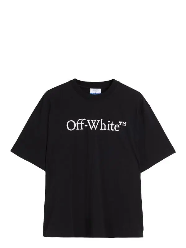 Off-White Printed Cottonjersey Tshirt - Black