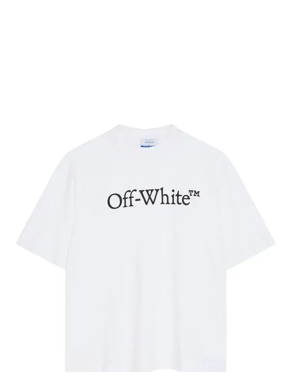Off-White Printed Cottonjersey Tshirt - White